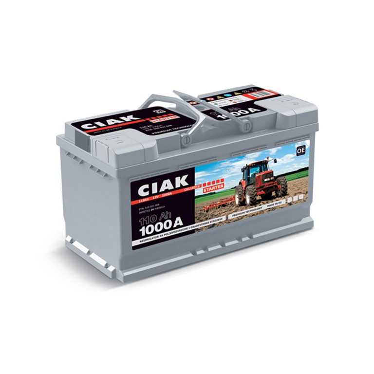 CIAK akumulator Heavy Duty 12V 110Ah Traktor profi D+ - eALATI.hr